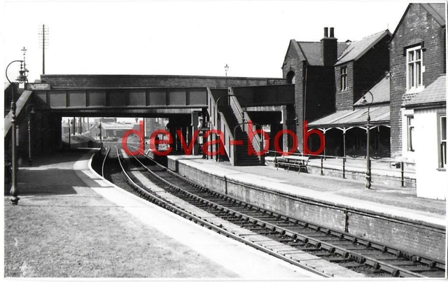 RAILWAY STATION PHOTO Broughton Lane Sheffield c1955 LNER GCR £3.75 ...