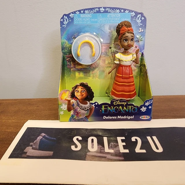 DISNEY ENCANTO FIGURE 3" Dolores Madrigal New 2022 Jakks Pacific HTF £ ...