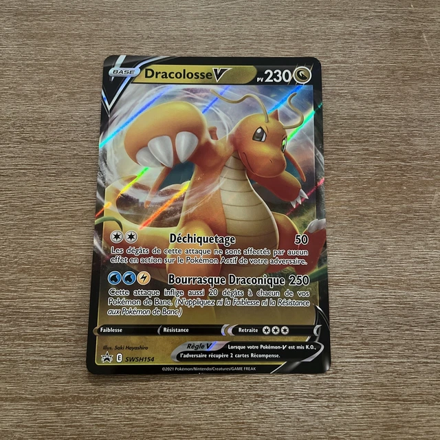 CARTE POKÉMON JUMBO Dracolosse V - SWSH154 EUR 3,00 - PicClick FR