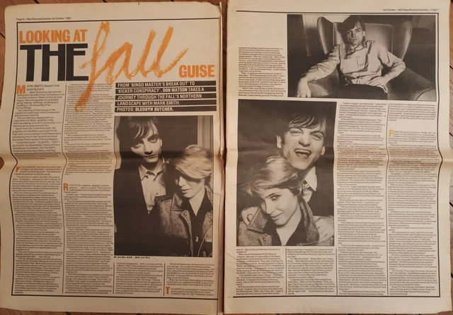 THE FALL MARK E Smith Article Interview 2 Pages Magazine "NME, 1983 EUR ...