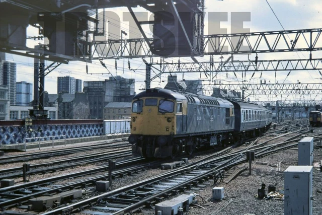 35MM SLIDE BR British Railways Diesel Loco Class 26 26039 Glasgow 1987 ...