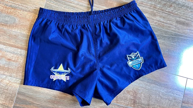 COWBOYS RUGBY FOOTY Nrl Tradie Shorts Sz Small EUR 18,44 - PicClick FR