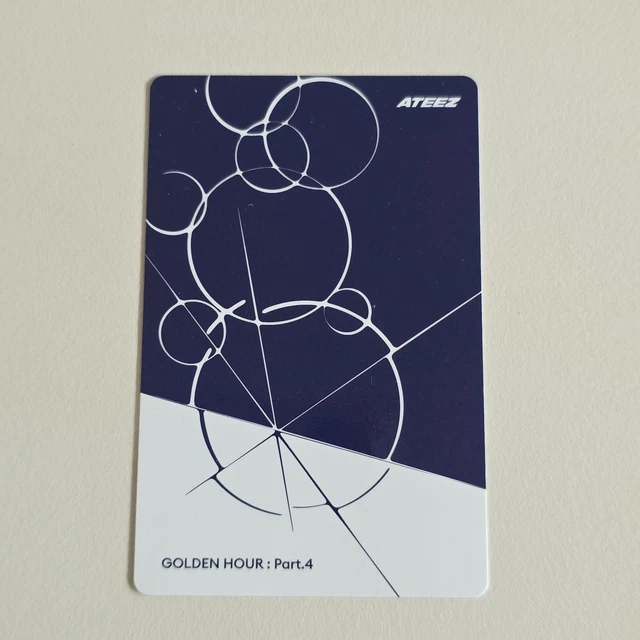 YEOSANG ATEEZ PHOTOCARD Album Golden Hour Part.4 Official Kpop EUR 13 ...