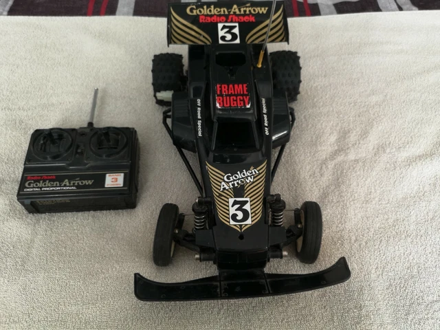 VINTAGE RADIO SHACK Golden Arrow Buggy RC Off-Road Racer $149.00 ...