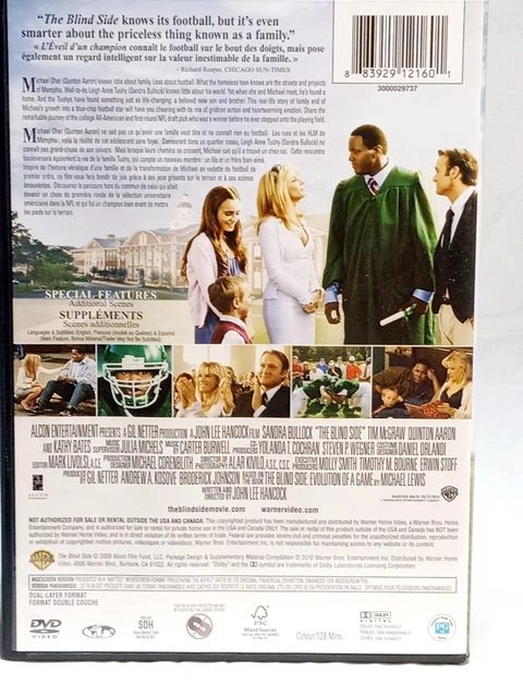 THE BLIND SIDE DVD Widescreen Sandra Bullock $5.00 - PicClick CA