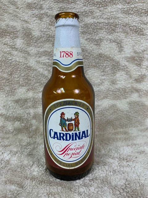 BOUTEILLE DE BIÈRE spéciale vintage Cardinal en verre bière vide ...