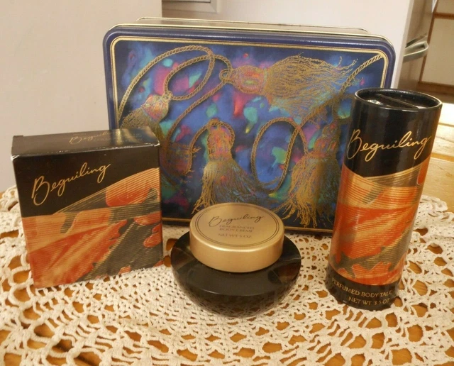 VINTAGE AVON BEGUILING Gift Set ~ Eau De Cologne, Body Creme & Body ...