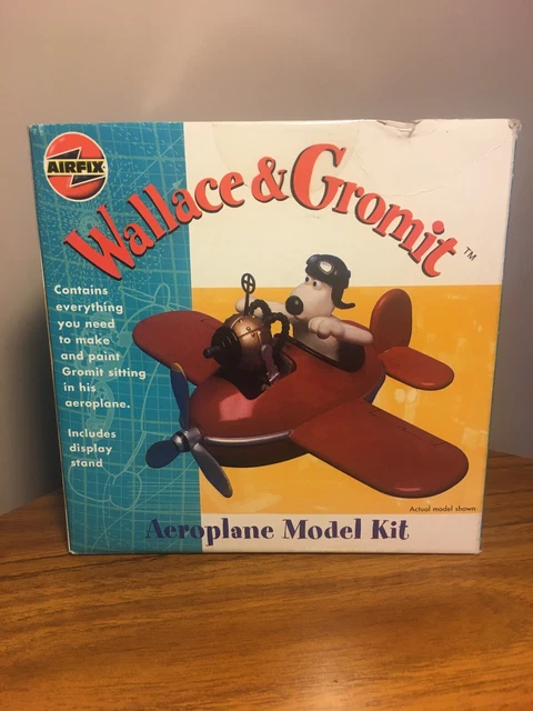 AIRFIX WALLACE AND Gromit Aeroplane Model Kit - Rare £24.99 - PicClick UK