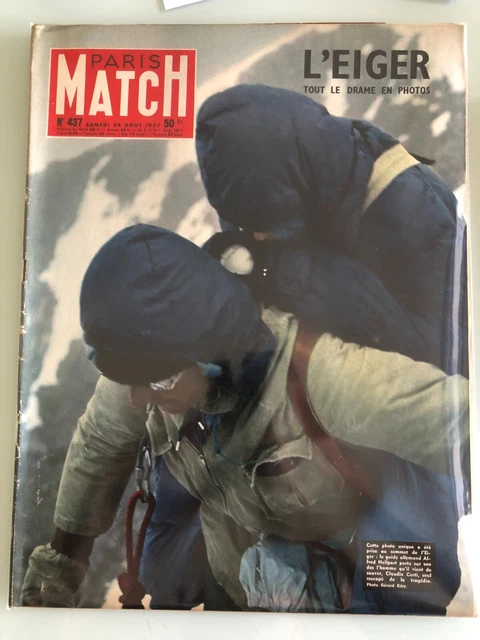 PARIS MATCH N° 437 - Eiger : Hellpart & Conti / Said ben Taimur, sultan d'Oman EUR 20,00 ...