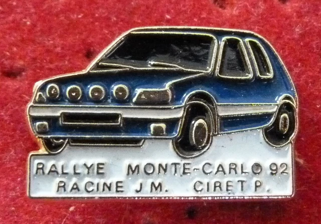 RARE PIN'S RALLYE Peugeot 205 Monte Carlo 92 Racine Ciret EUR 12,99 ...