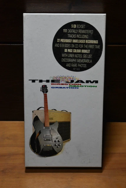 THE JAM DIRECTION Reaction Creation Box Set 5 CD 1997 Book The Jam Box ...