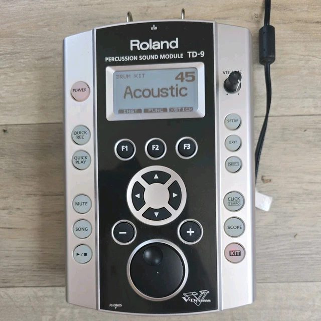 ROLAND V-DRUMS TD-9 Electronic Drum Module / with power lead £156.72 ...