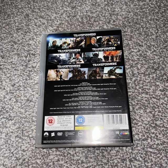 TRANSFORMERS - 5-MOVIE Collection (Box Set) (DVD) REGION 2 ( PAL 2 ) £5 ...