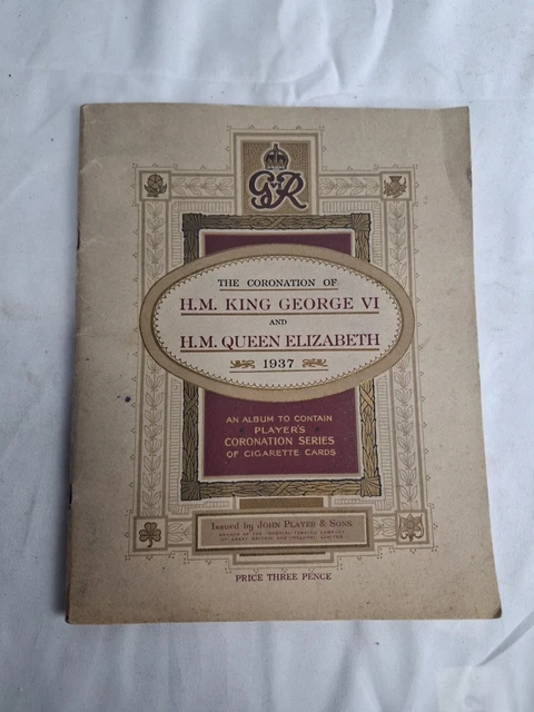 KING GEORGE VI Queen Elizabeth coronation 1937 complete John Player ...