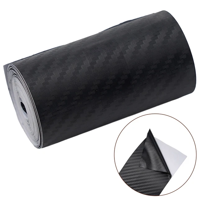 SCRATCH RESISTANT CARBON Fiber Car Sticker Waterproof Door Sill ...