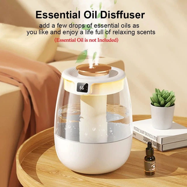 1.5L HUMIDIFIERS FOR Bedroom Ultrasonic Warm & Cool Mist LED Humidifier ...