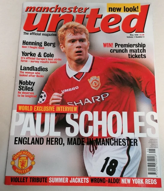 MAGAZINE - THE Official Manchester United Magazine Vol 7 N° 5 mai 1999 ...