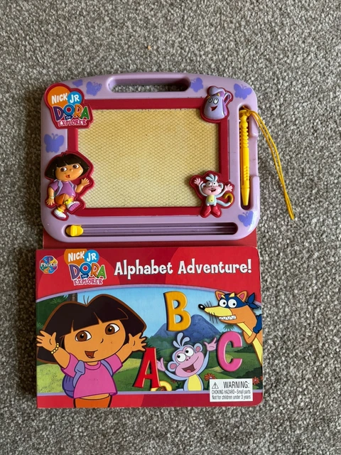 NICK JR DORA the Explorer Alphabet Adventure Book with Drawing Pad ...