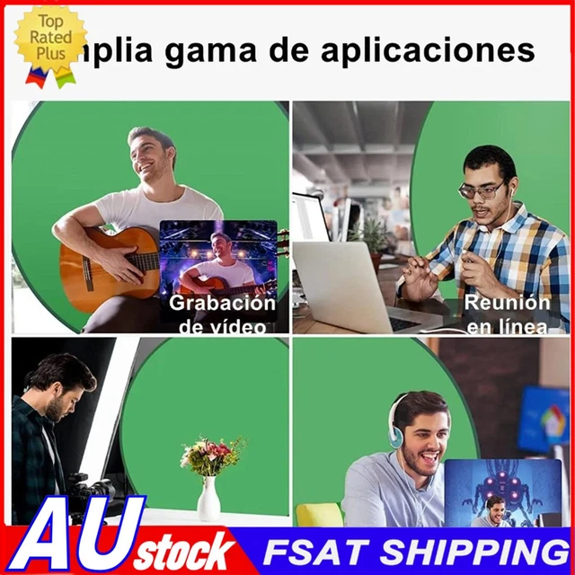 GREEN SCREEN 142CM Round Backdrop for Video Chat Video Conference ...