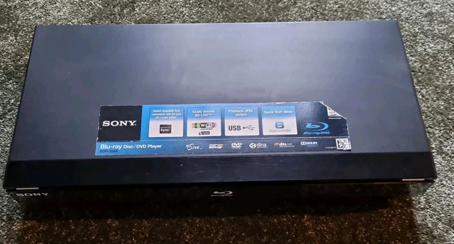 SONY BDP-S560 BLU-RAY DVD CD Player with USB BD-Live Storage – Tested £ ...