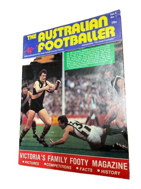 THE AUSTRALIAN FOOTBALLER - Vol 5 No1 1981 $7.00 - PicClick AU