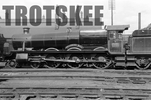 35MM NEGATIVE BR British Railways Steam Loco 6969 Class 6959 Swindon ...