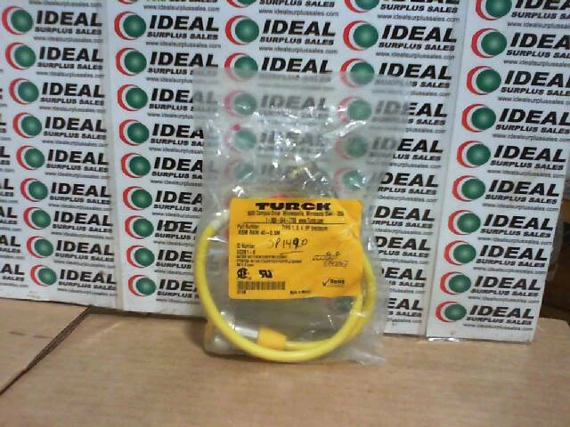TURCK U2281-8 DOUBLE Embout Câble de Raccordement - Neuf en Boîte EUR ...
