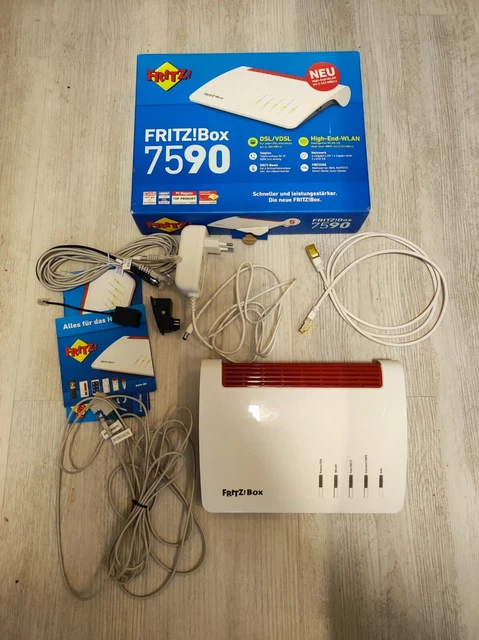 AVM FRITZ!BOX 7590 WLAN Router mit Modem Teildefekt defekt EUR 63,12 ...