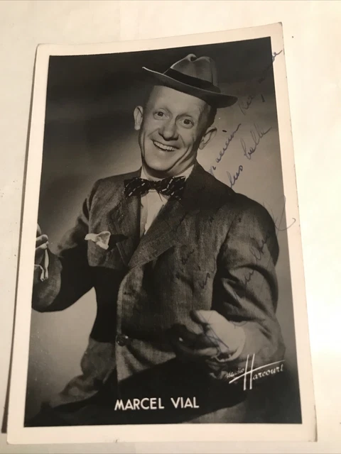 MARCEL VIAL AUTOGRAPHE DÉDICACE SUR PUBLICITE 15x10 Environ EUR 3,99 ...
