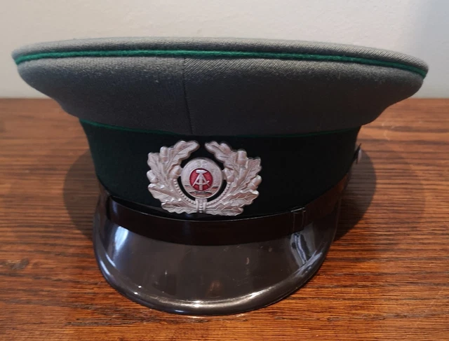 VINTAGE EAST GERMAN DDR NVA Military Visor Cap Hat Size 59 £45.95 ...