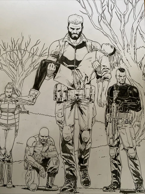 LIFE ZERO 4 X-men 167 Homage Cover Original Comic Art by Fritz Casas ...