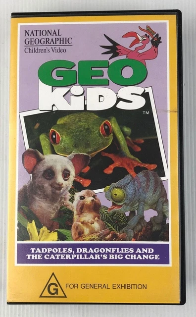 GEO KIDS NATIONAL Geographic Children's Video VHS 1994 (Tadpoles ...