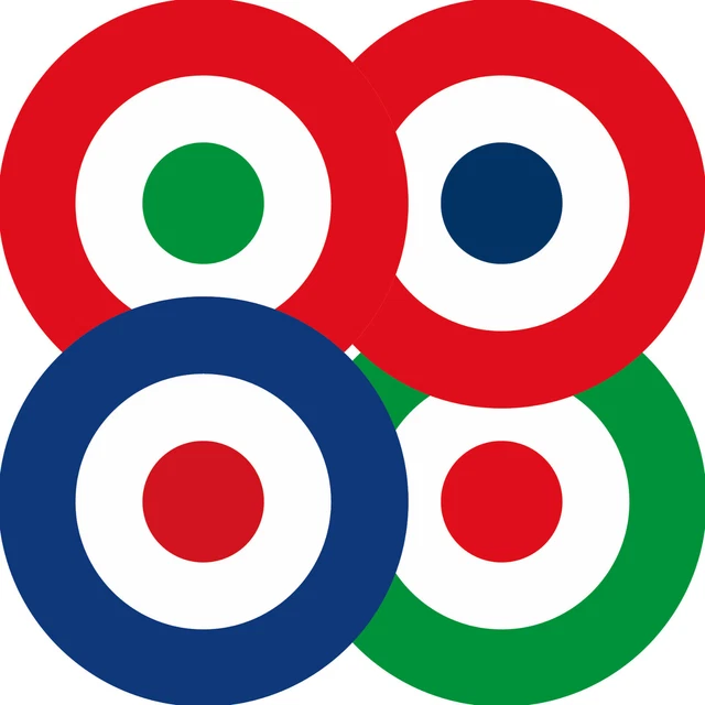 2 STICKER SET Target Mod 15cm Symbol Sign of the Mods Logo $11.53 ...