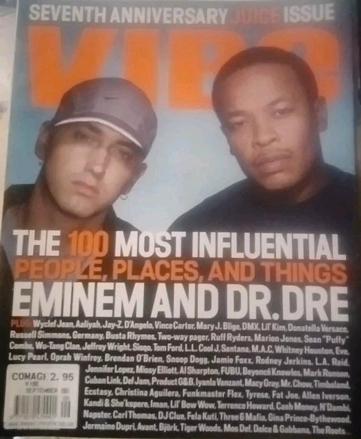 VIBE MAGAZINE .. Eminem & Dr Dre Cover .. September 2000 £45.00 ...