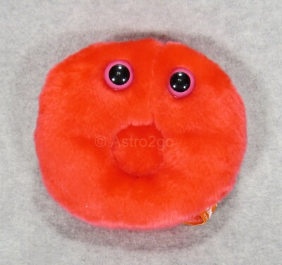 GIANT MICROBES RED BLOOD CELL Plush Hemoglobin Biology Science NEW NWT ...