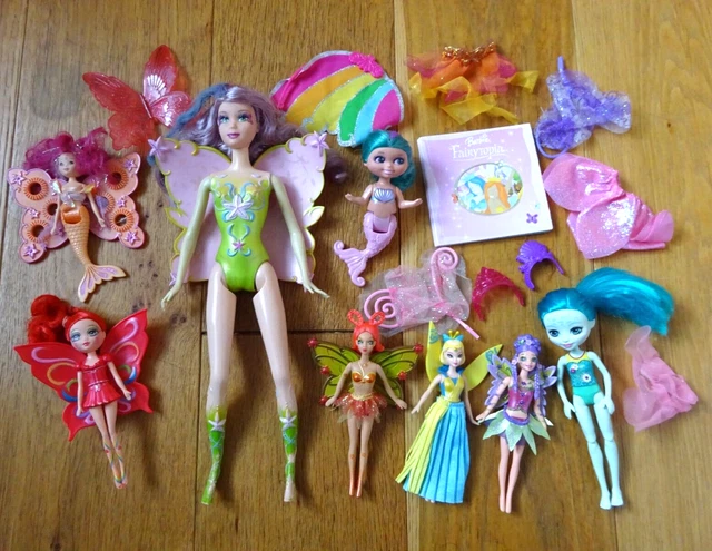 BARBIE FAIRYTOPIA MERMAIDIA Fairy-to-Mermaid Doll Elina J6060 2005 £311 ...