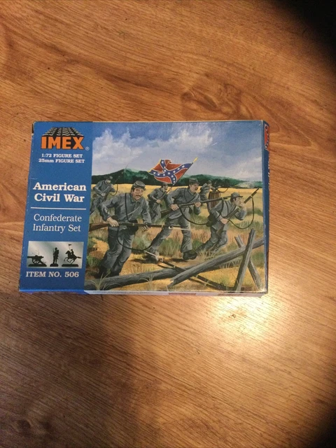 IMEX MODEL COMPANY ACW Mini 1/32 Confederate Infantry Set EX £9.26 ...