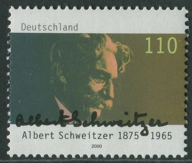 125TH BIRTH ANNIVERSARY DR ALBERT SCHWEITZER 2000 - MNH (B435) $2.50 ...