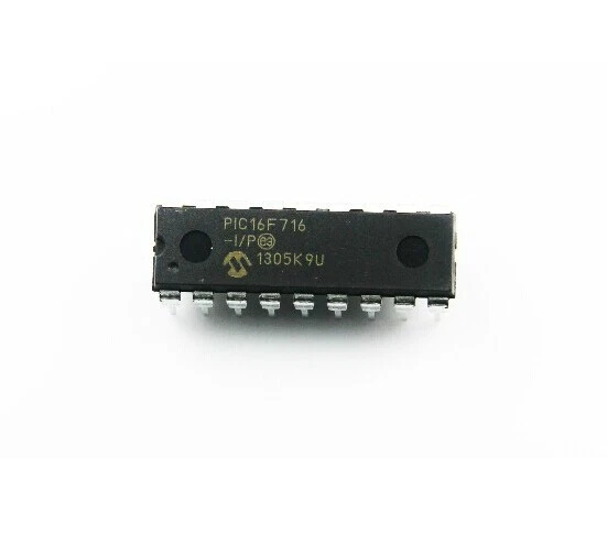 PIC16F716-I/P DIP-18 PIC16F716 Microchip DIP18 8-bit Microcontroller $5 ... PIC16F716-I/P DIP-18 PIC16F716 Microchip DIP18 8-bit Microcontroller $5 ...