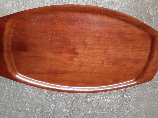 VINTAGE RETRO ANTIQUE Danish mid century 60s 70s teak wooden tea ...