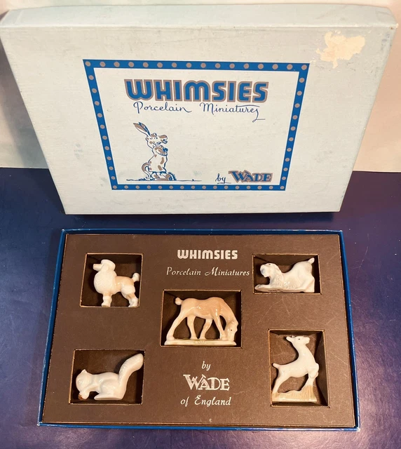 1953 WADE OF England WHIMSIES SET #1 RARE Vintage 5 Piece Set With ...