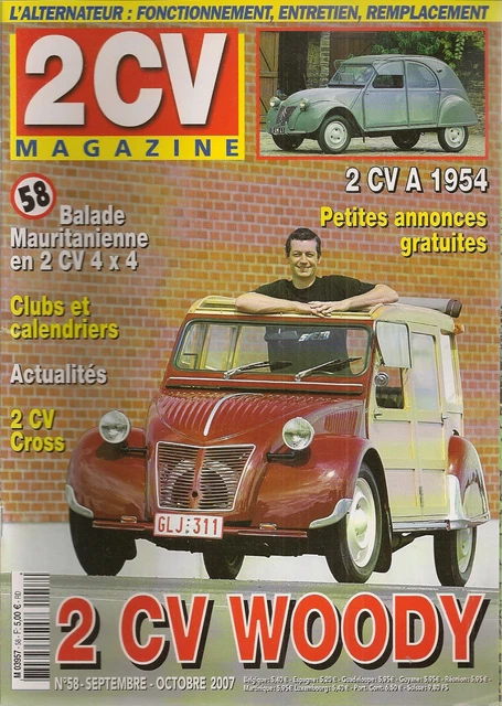 2CV MAGAZINE 58 Citroen 2Cv Woody 2Cv A 1954 Depose Et Repose De L ...