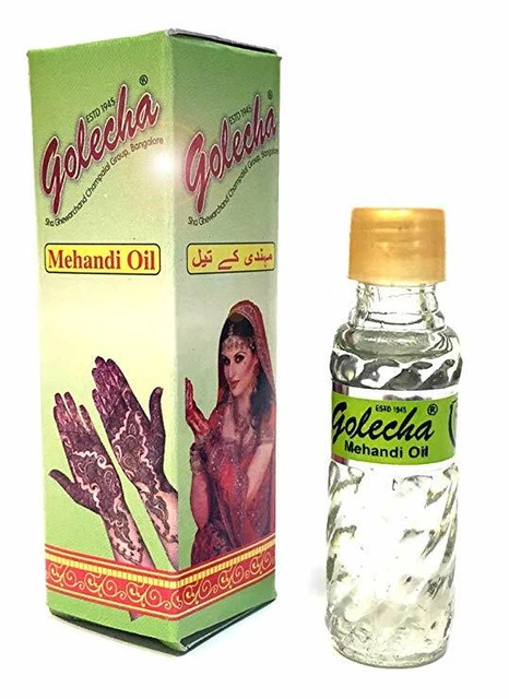 GOLECHA MEHANDI ÖL - 1 Fläschen á 6 ml geeignet für Henna Tattoo EUR 7 ...