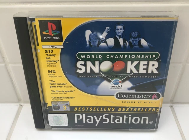 WORLD CHAMPIONSHIP SNOOKER - PlayStation 1/PS1 £3.99 - PicClick UK