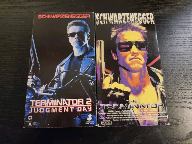 ARNOLD SCHWARZENEGGER VHS Lot Running Man, Terminator, Last Action Hero ...