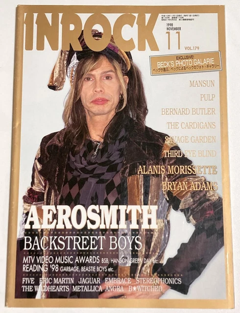 INROCK 11/1998 JAPAN Music Magazine Aerosmith Backstreet Boys USED EUR ...
