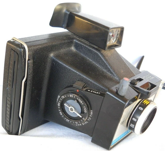 **1970`S POLAROID LAND CAMERA COLORPAK III INSTANT FILM CAMERA + WRIST ...