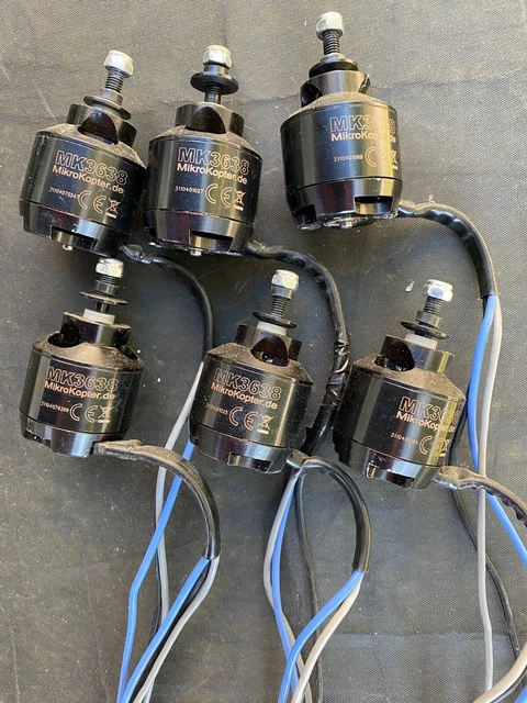 MK3638 MIKROKOPTER MULTI-ROTOR Heavy Lift Motors x6 and Carbon ...