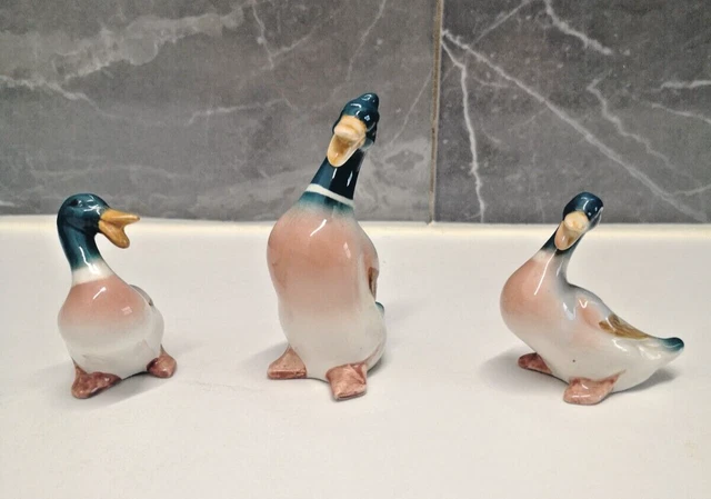 BESWICK LAUGHING MALLARD Duck Family full set of Three 919a- 919b-919c ...