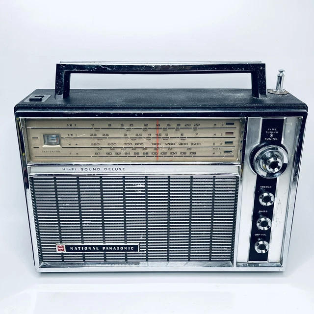 NATIONAL PANASONIC TRANSISTOR Radio Vintage Spares Repair PROP £39.00 ...
